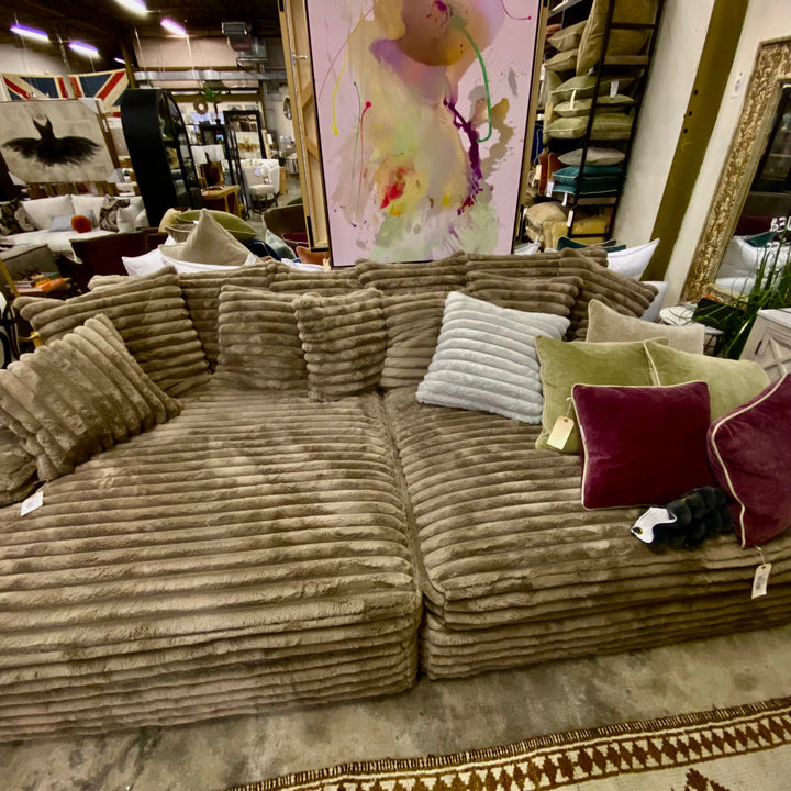 Mondo Double Chaise by John Michael Designs, 120' Sofa | Huck & Peck