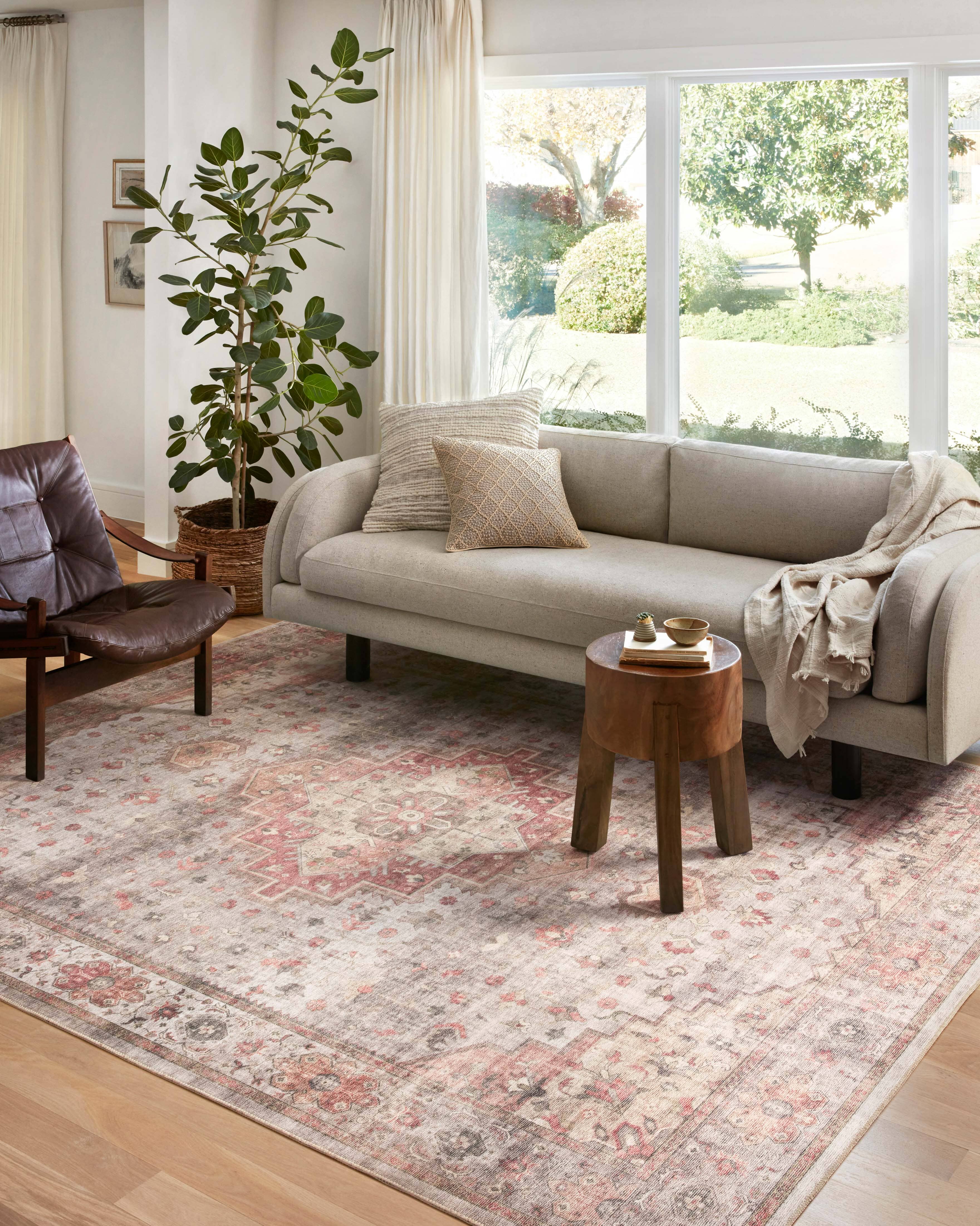Loloi II Heidi Rug | Dove / Spice | Huck & Peck
