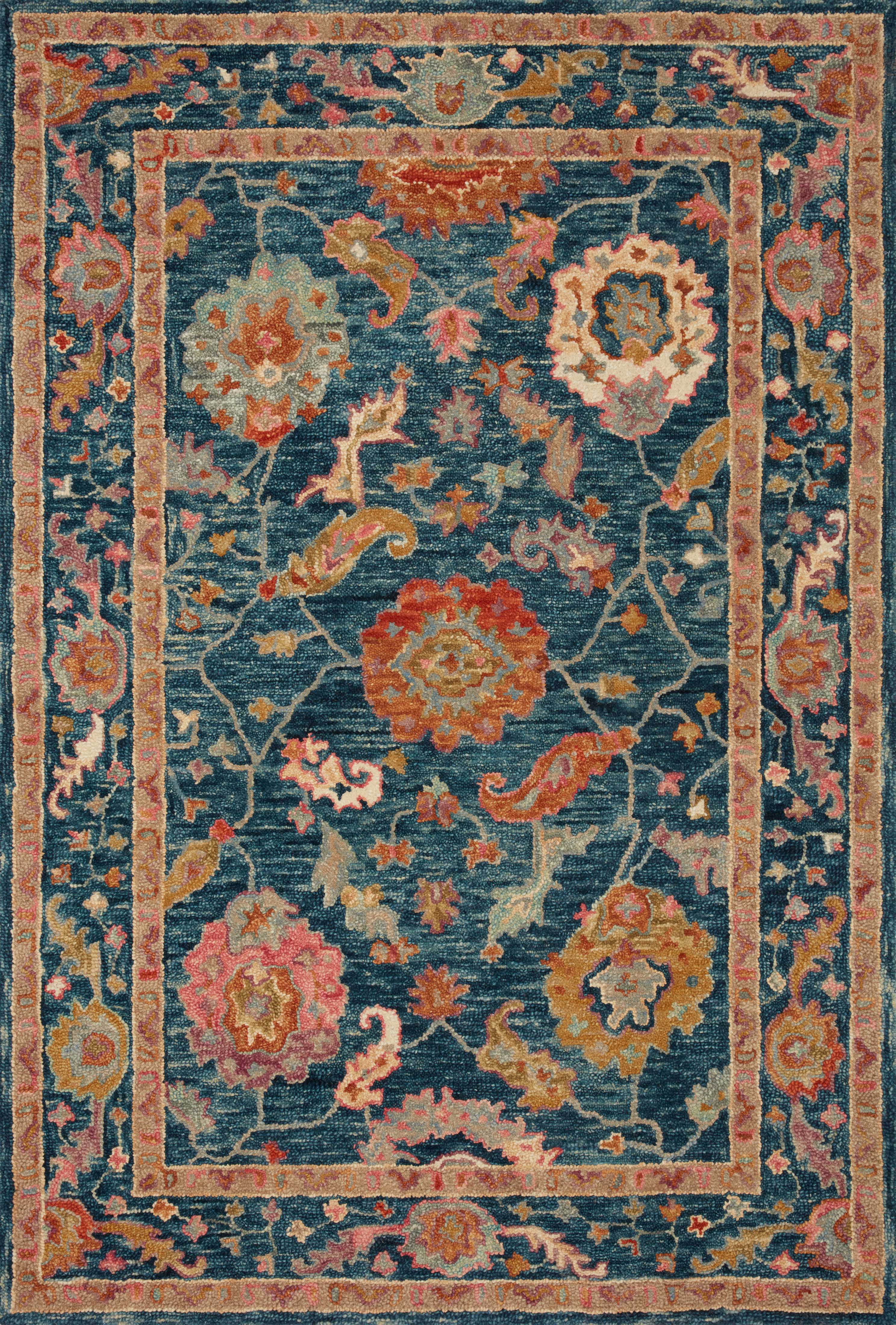 Loloi Padma Rug | Marine / Multi | Huck & Peck