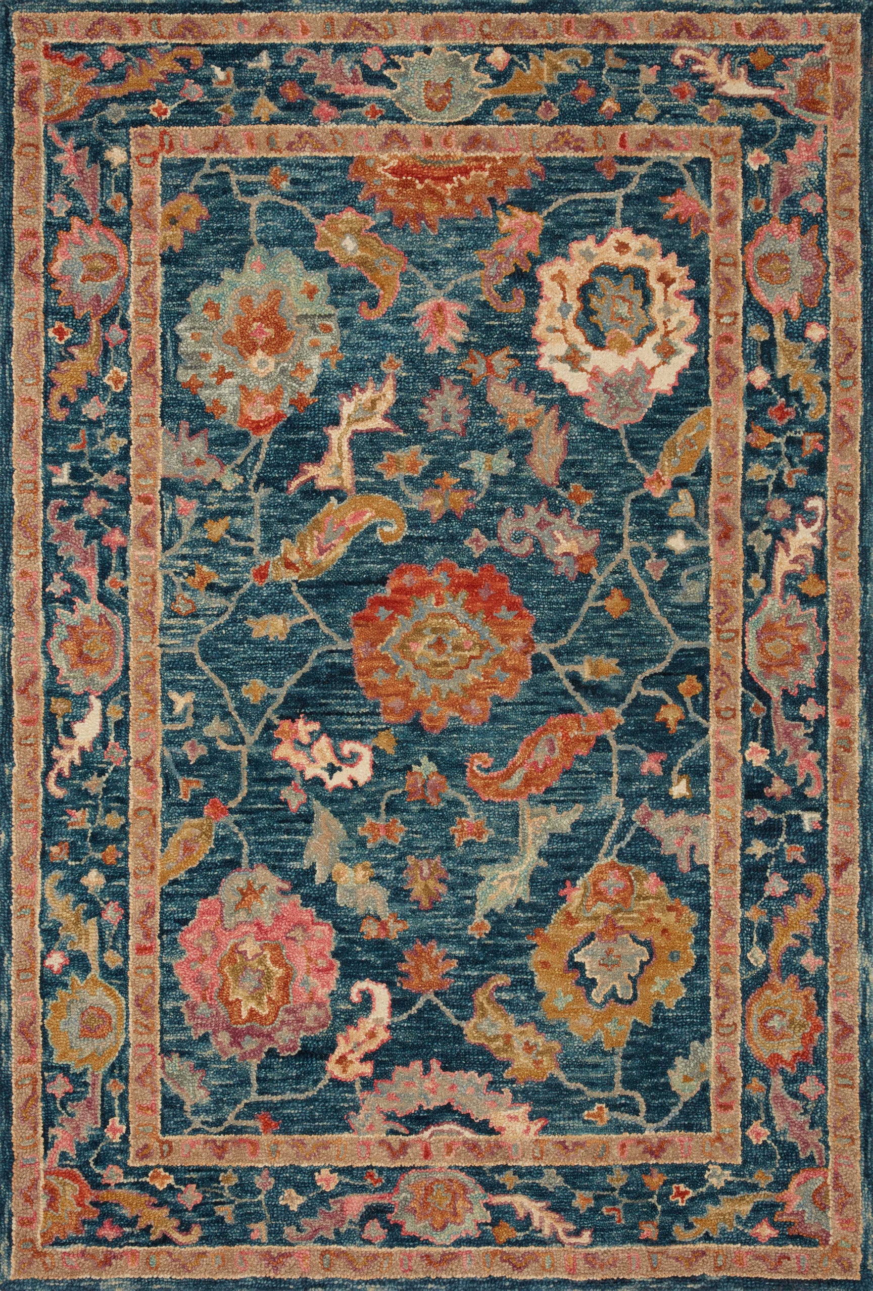 Loloi Padma Rug | Marine / Multi | Huck & Peck