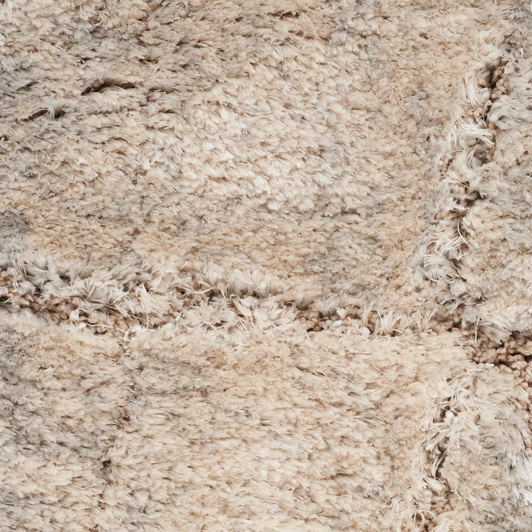 Nourison Dreamy Shag 5'3' x 7'3' Ivory Beige Shag Indoor Rug | Huck & Peck