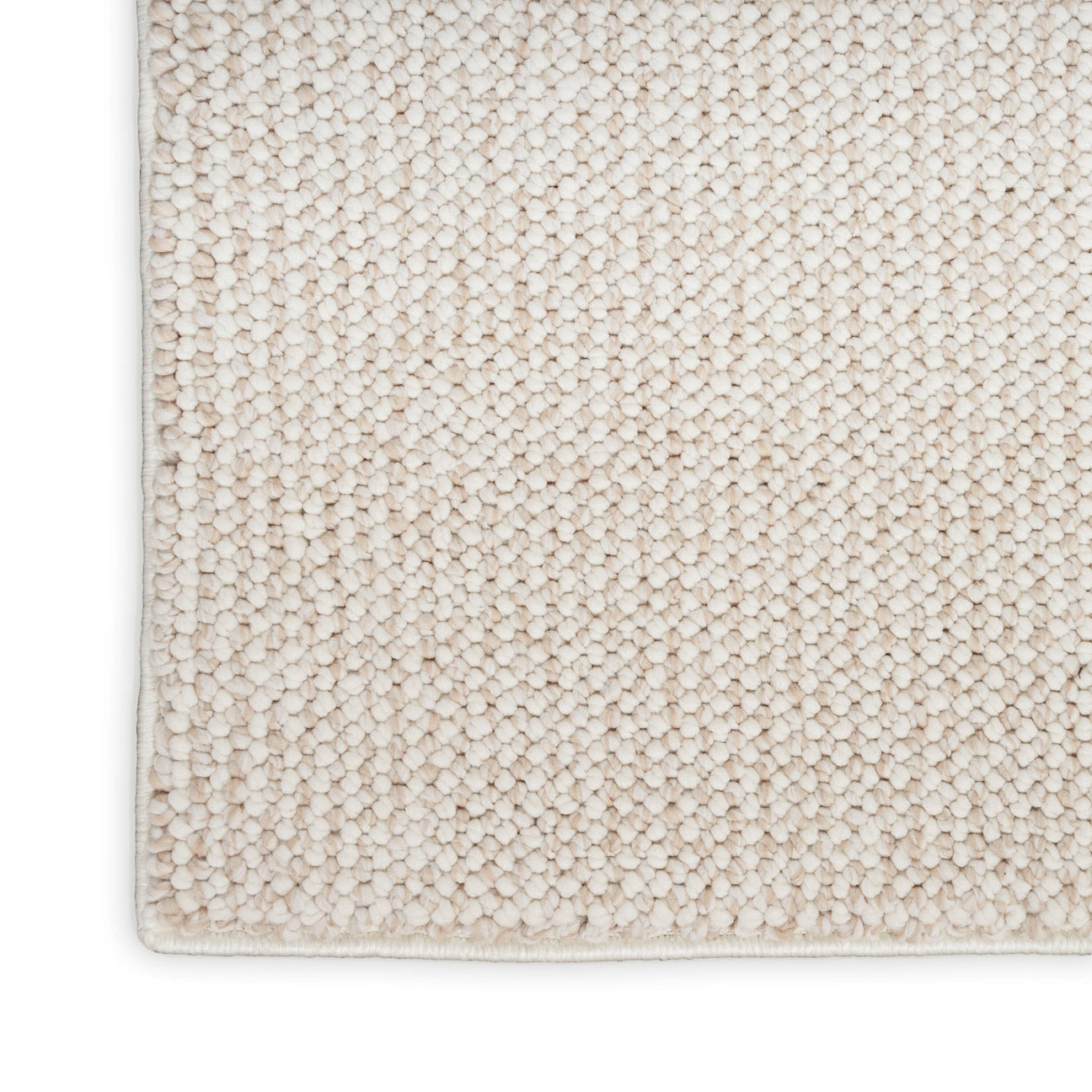 Nourison Natural Texture 2'2' x 3'9' Ivory Beige Farmhouse Indoor Rug ...