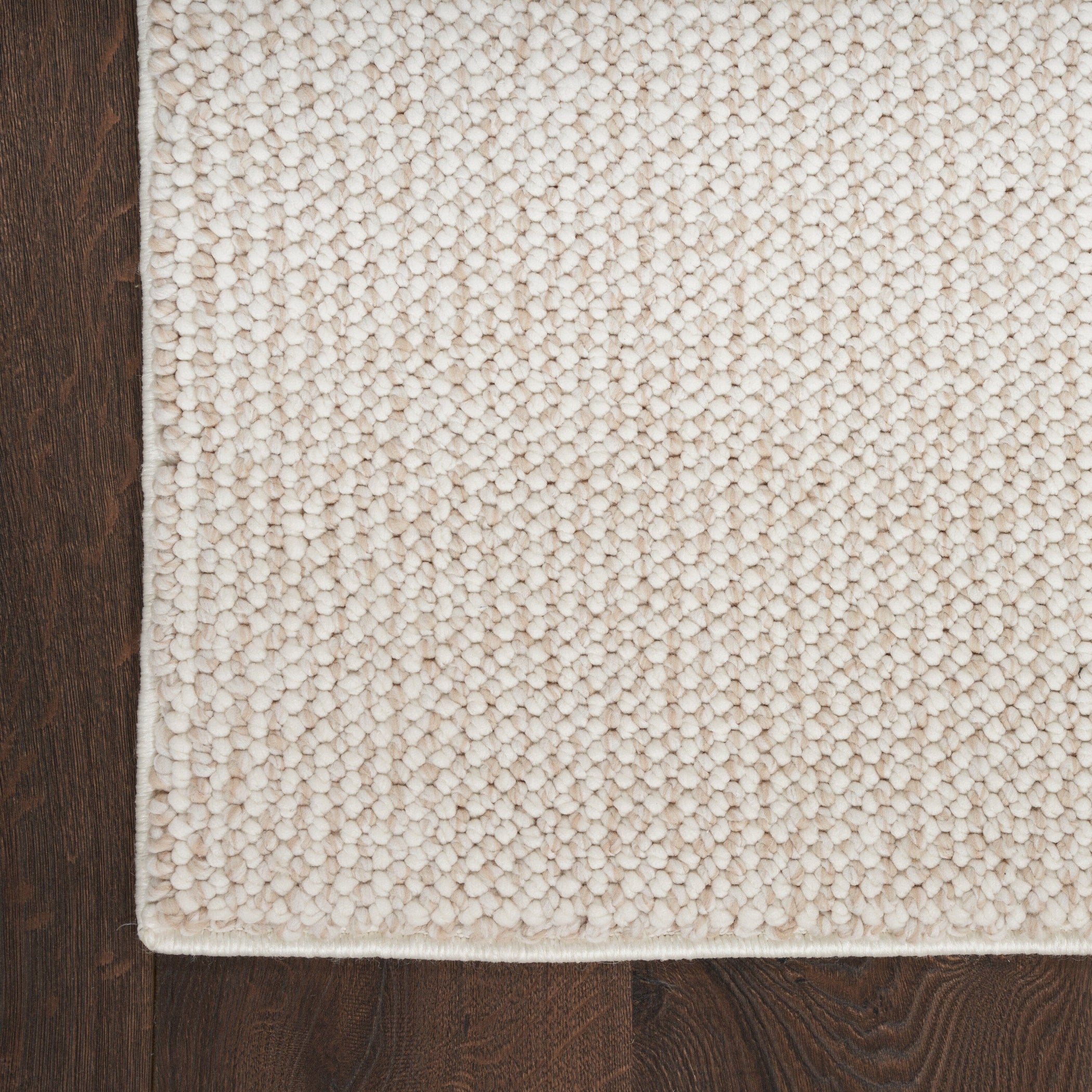 Nourison Natural Texture 2'2' x 3'9' Ivory Beige Farmhouse Indoor Rug ...