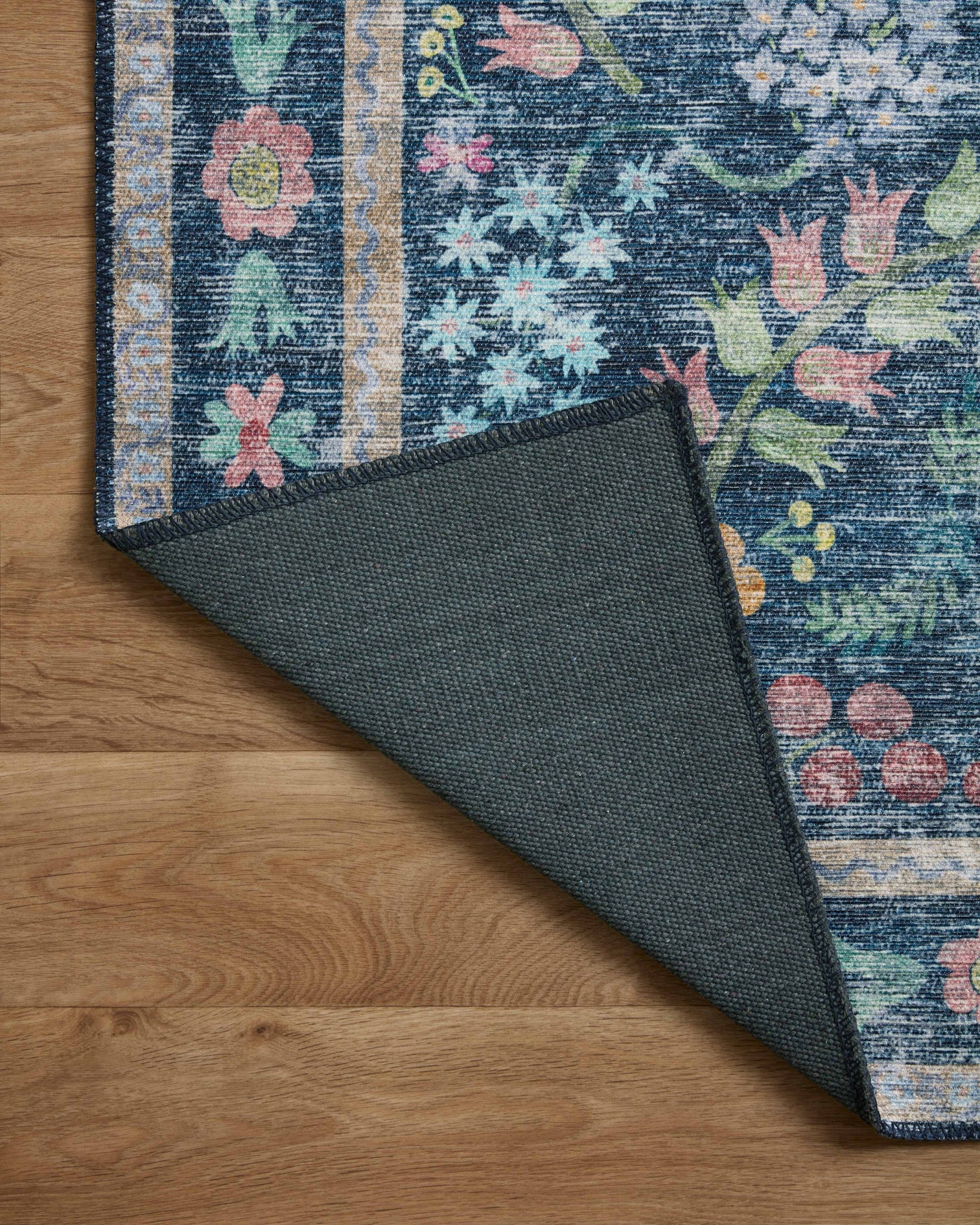 Rifle Paper Co. x Loloi Maison Rug | Frances Blue / Multi | Huck & Peck