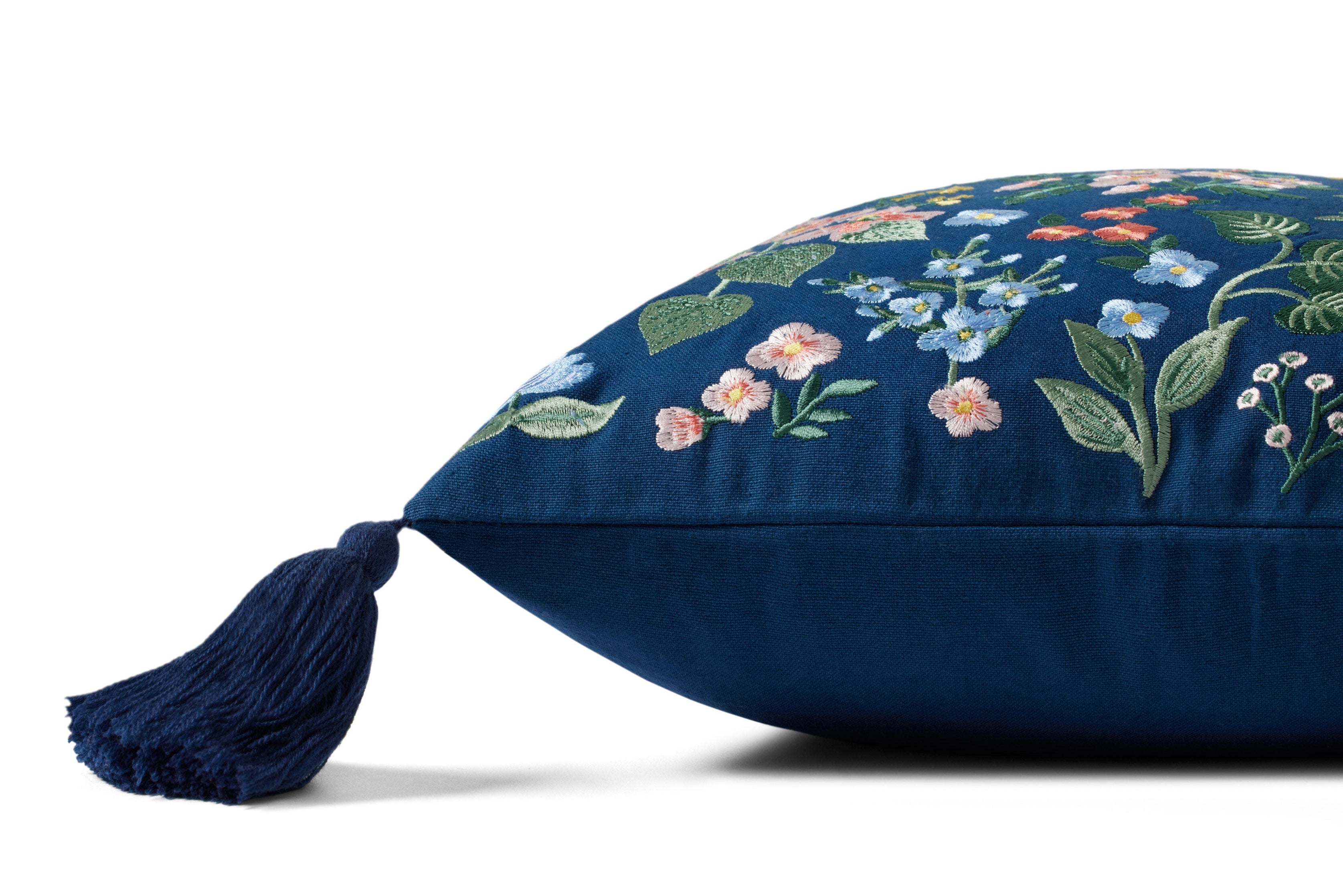 Rifle Paper Co. x Loloi Pillow | Navy | Huck & Peck