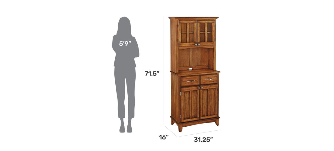 Traditional Buffet with Hutch By Buffet Of Buffets | Huck & Peck