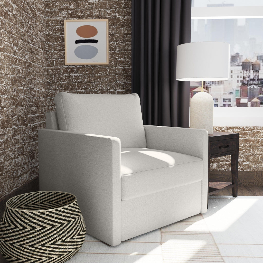 Traditional Chair with Narrow Arm By Flex | Huck & Peck