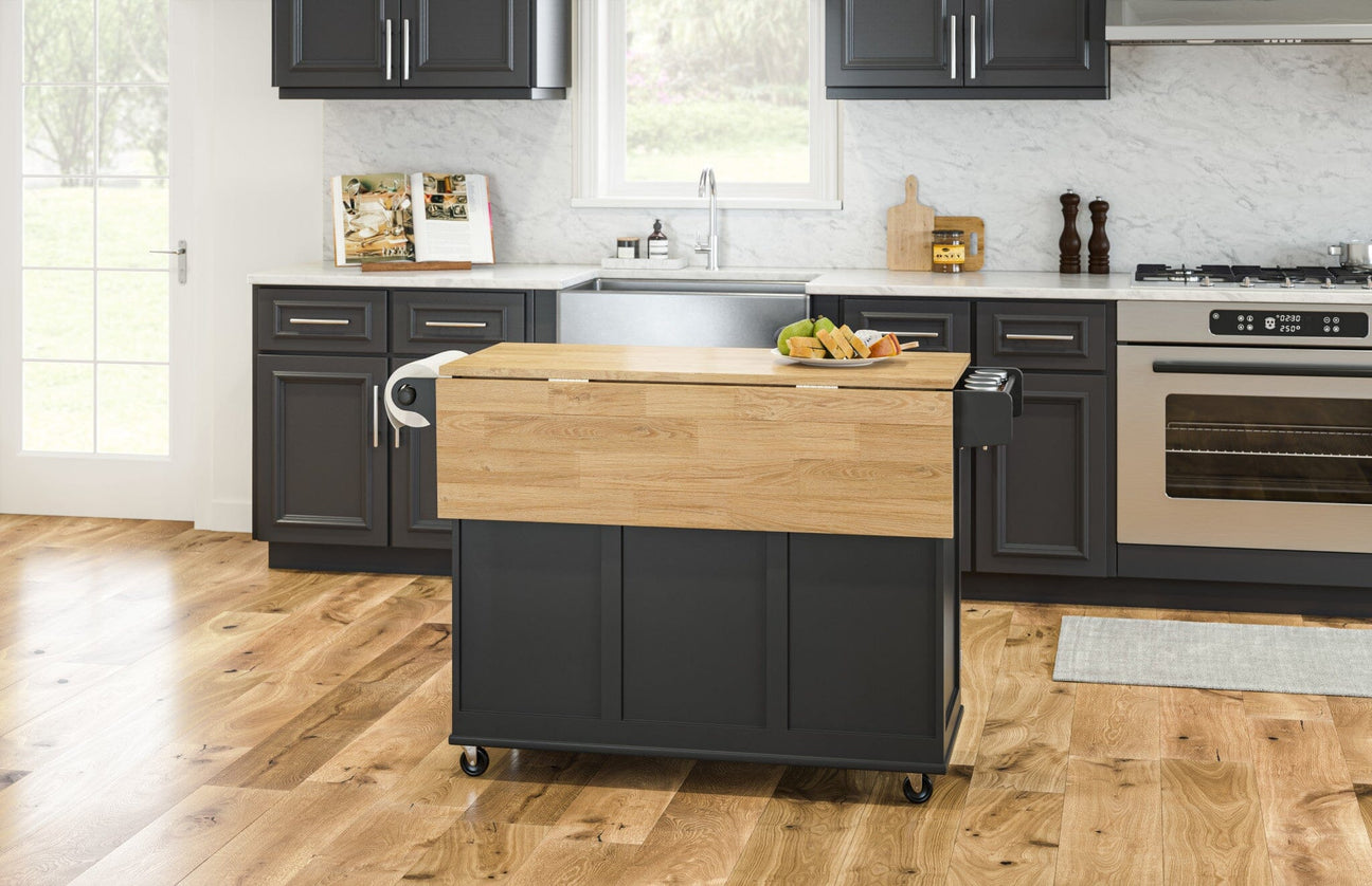Traditional Kitchen Cart By Dolly Madison | Huck & Peck