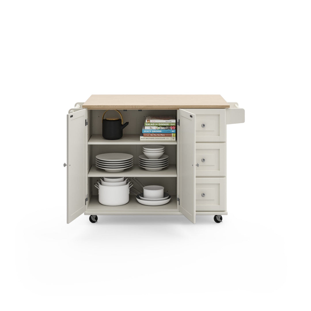 Traditional Kitchen Cart By Dolly Madison | Huck & Peck