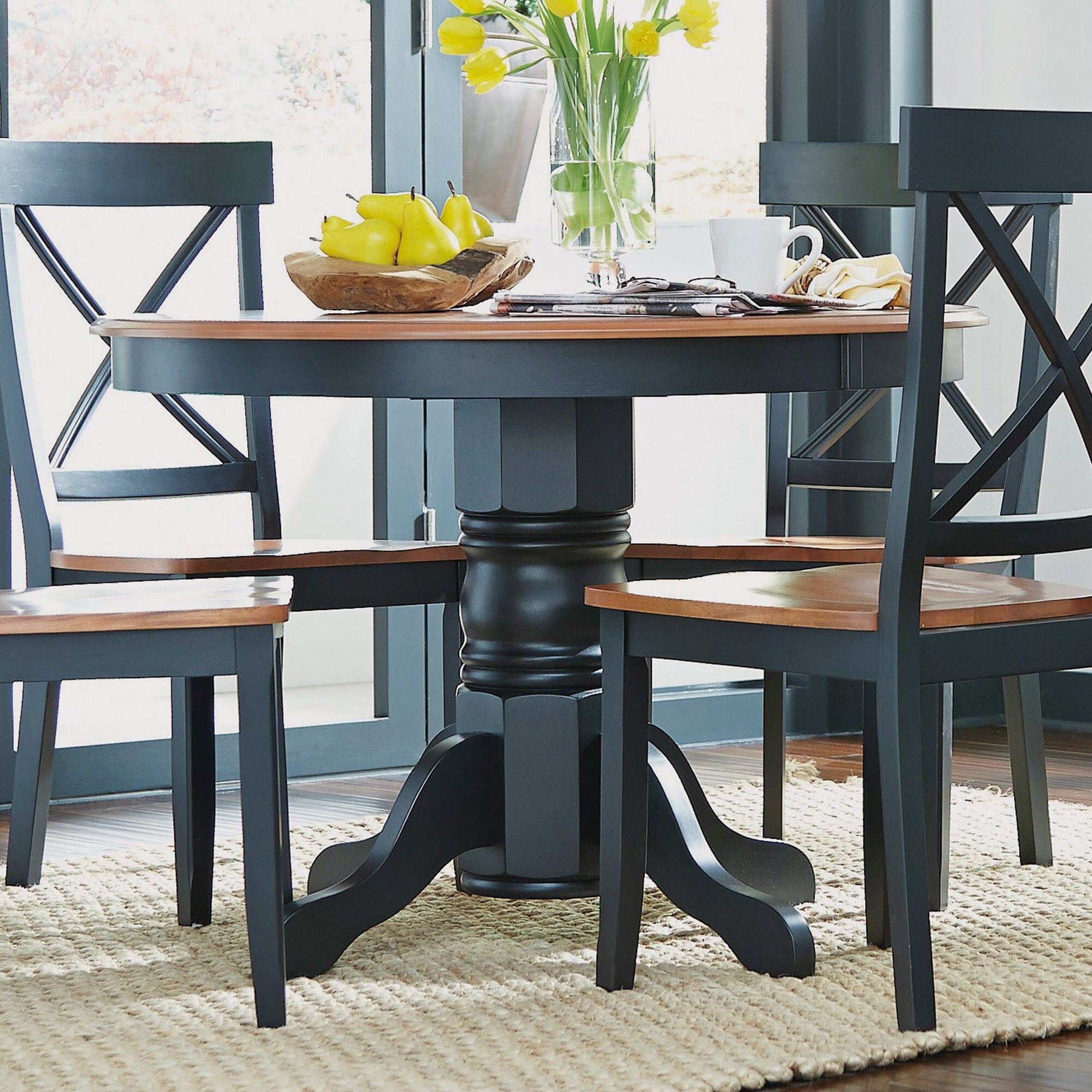 Traditional Pedestal Dining Table By Bishop | Huck & Peck
