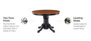 Traditional Pedestal Dining Table By Bishop | Huck & Peck